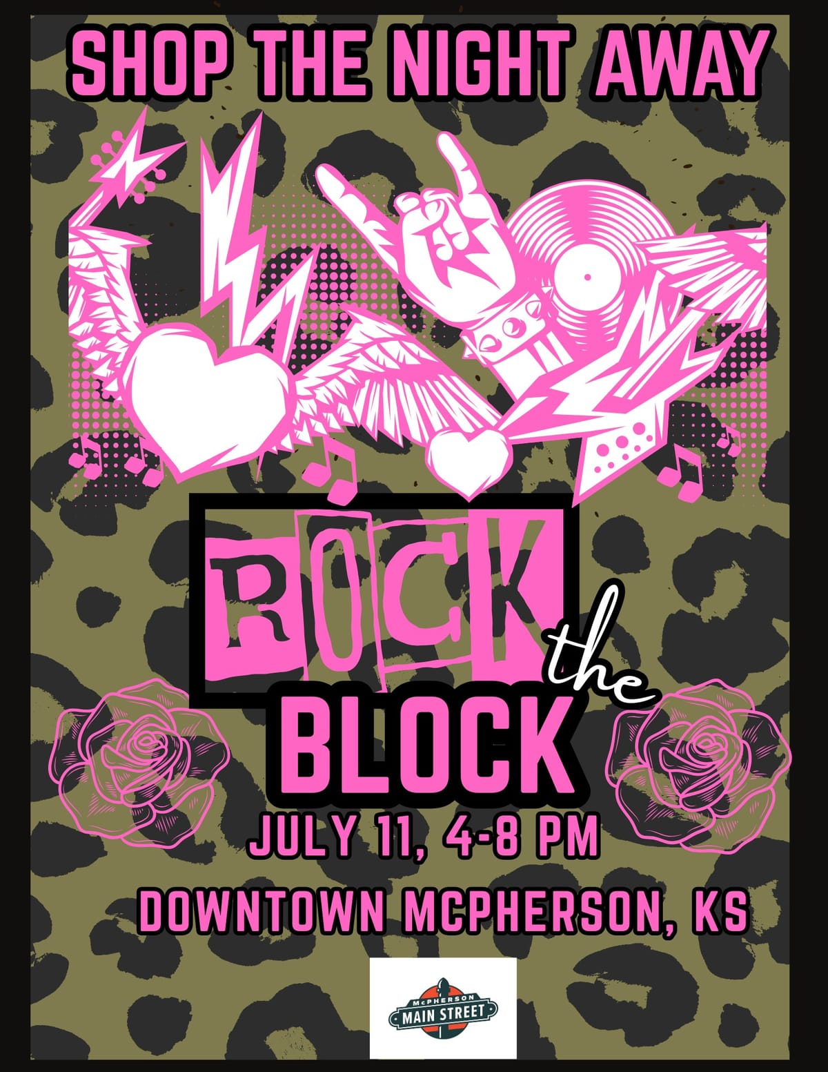 Downtown McPherson Set to "Rock the Block" with Evening Shopping Event